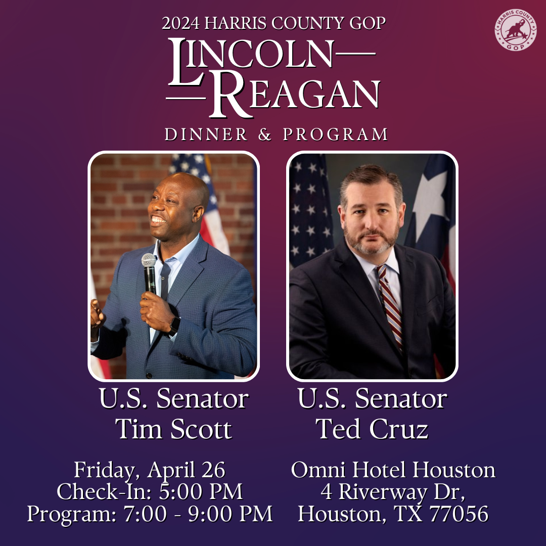 2024 Lincoln Reagan Dinner & Program featuring U.S. Senators Tim Scott ...